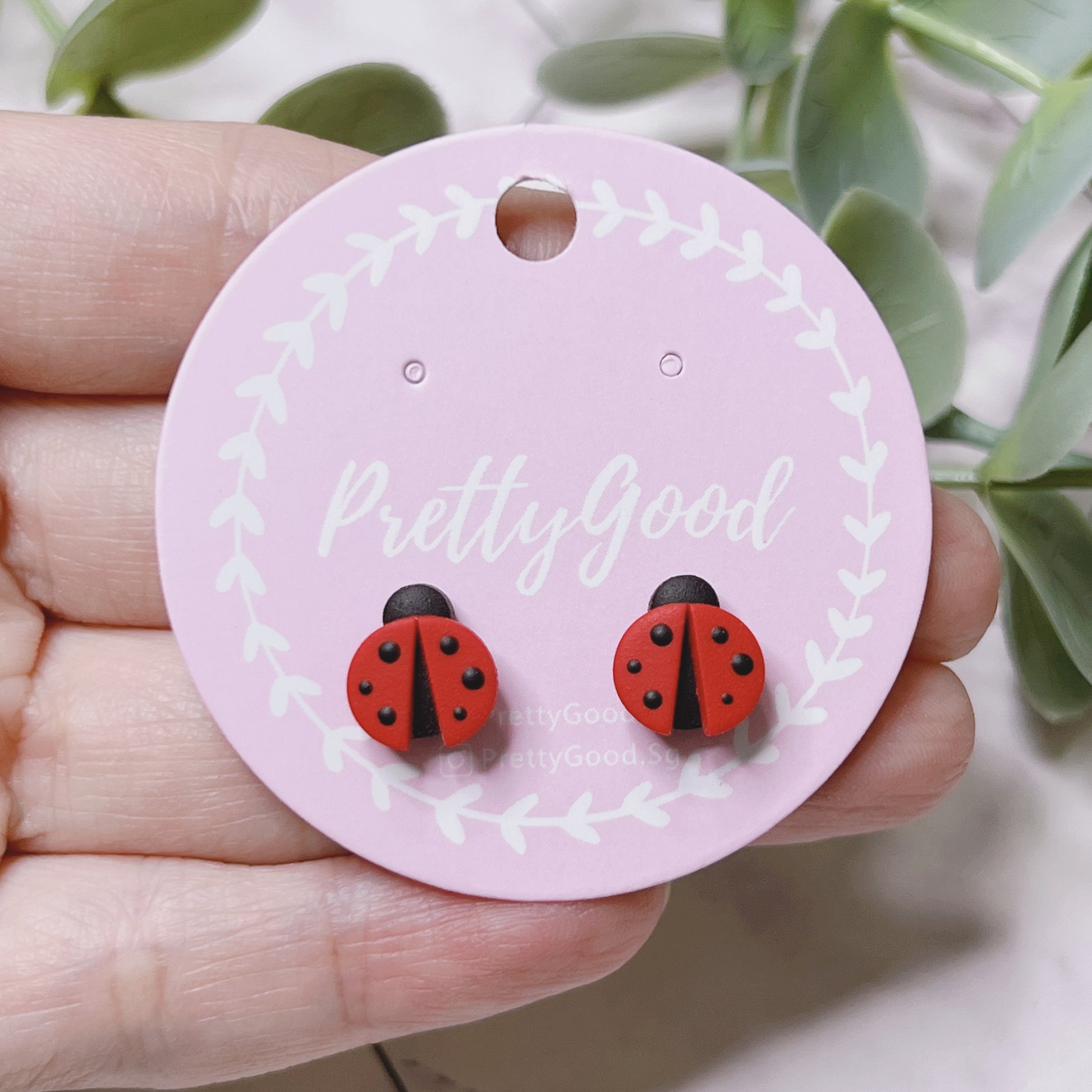 Ladybug Studs, Ladybird Studs – Prettygood